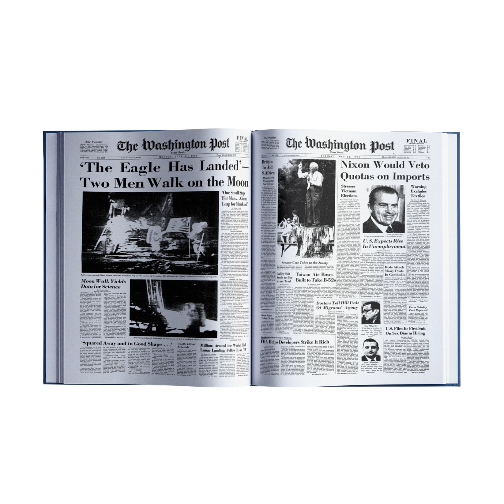 90th Milestone Birthday Book | Unique Custom Gift | The Washington Post