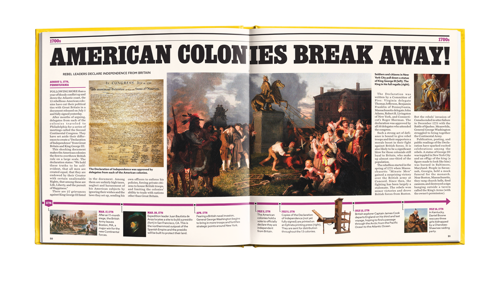 America As It Happened Book | US History in A Newspaper Format ...