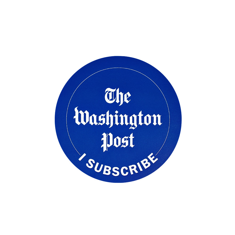 "I Subscribe" Car Magnet – The Washington Post